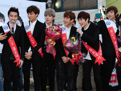 EXO-K、大韓赤十字RCY広報大使に任命＜韓国JPICTURES＞ - ライブドアニュース