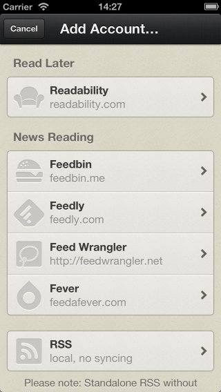 RSSリーダーReeder for iPhone 3.2提供開始、Feedlyクラウドに対応。iPadは後日 - ライブドアニュース