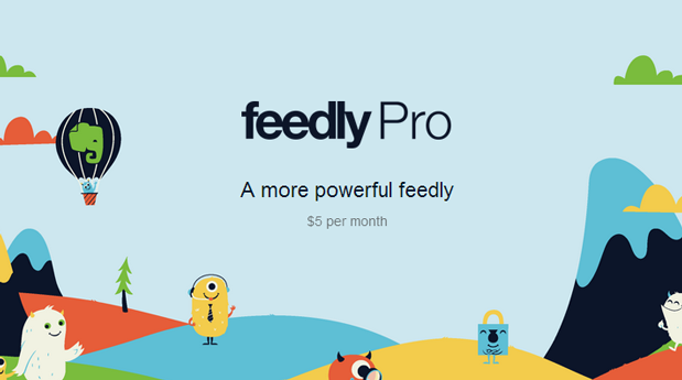 フィードリーダー feedly に月5ドルのPro版、Evernote連携や全文検索など。先着5000名の99ドル / 一生プランも - ライブドアニュース