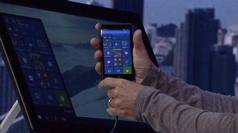 Microsoft、Windows 10 for Phone搭載スマホにBluetoothキーボード・マウスやHDMIディスプレイを接続して ...
