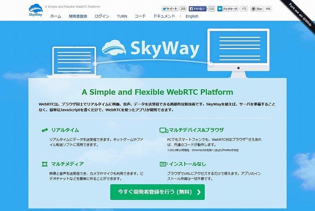 NTT Com、WebRTCプラットフォーム「SkyWay」にTURN機能を追加し無償トライアル提供を開始！ (2015年1月29日掲載) - ライブドアニュース