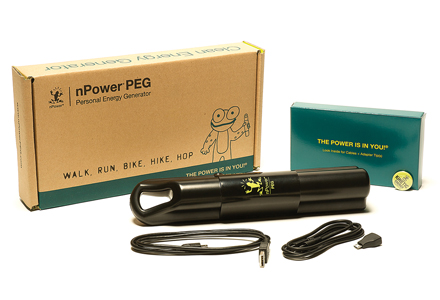 世界初！動いて充電するiPhoneでも使えるモバイル用バッテリー「nPower PEG」 - ライブドアニュース