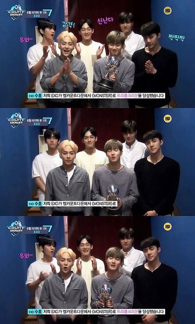EXO「M COUNTDOWN」でまたも1位を獲得“トリプルクラウン達成” - ライブドアニュース