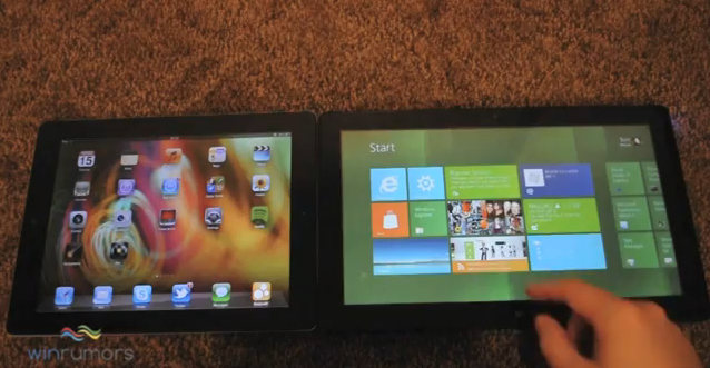 『Windows 8』と『iOS 5』、UIを動画で比較 - ライブドアニュース