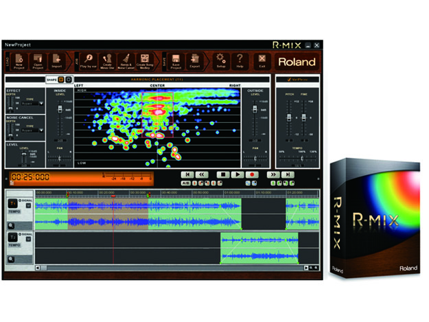 ローランド、グラフィカルなオーディオデータ編集ソフトウェアR-MIXを発売 - ライブドアニュース