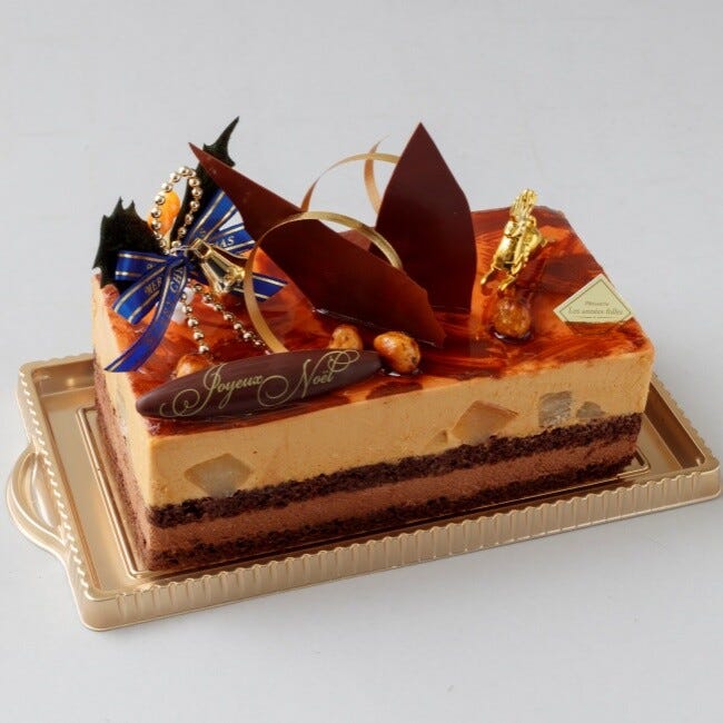 パティスリー レザネフォール 恵比寿のクリスマスケーキ2023。王道ショートケーキとキャラメルショコラ - ライブドアニュース