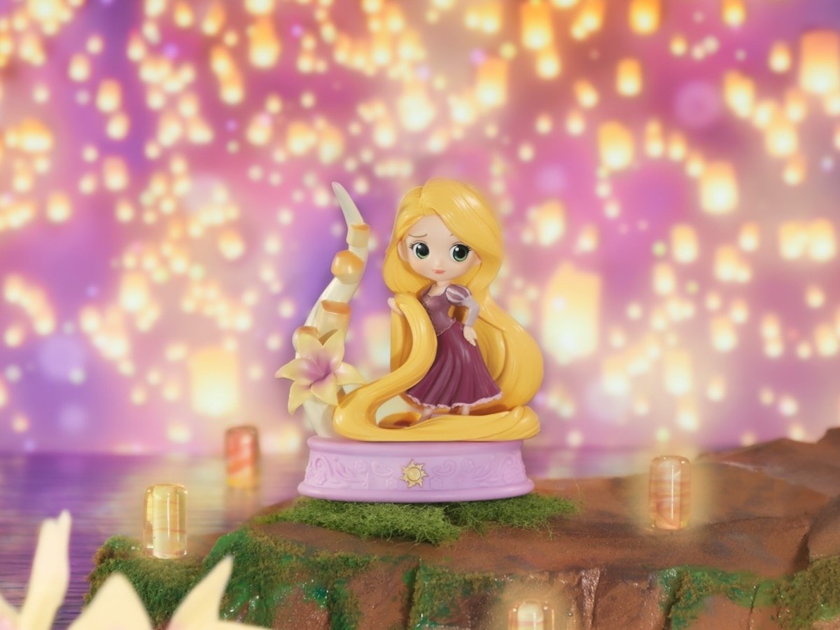 舞い上がるランタンとラプンツェルをフィギュア化！バンプレスト「Q posket stories Disney Characters -Rapunzel-」 - ライブドアニュース