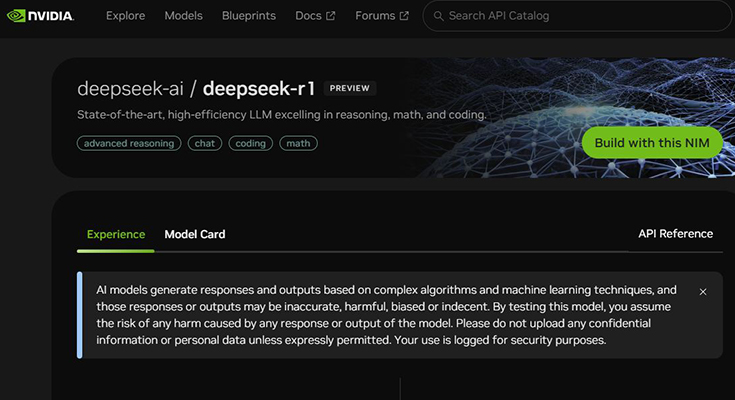 NVIDIA、6,710億パラメータ「DeepSeek-R1」モデルをNIMで使用可能に リーズニングやテストタイムスケーリングに注目 - ライブドアニュース