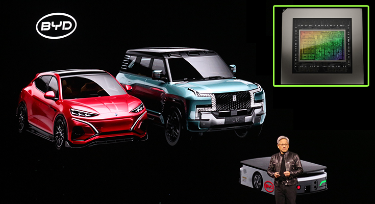 NVIDIA 自動運転開発に生成AI対応の「DRIVE Thor」を採用、次世代Blackwellアーキテクチャ搭載 世界最大のEVメーカーBYDとの連携強化 - ライブドアニュース