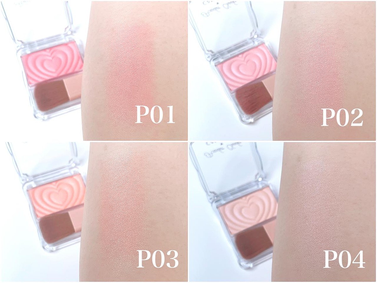 【画像】全種類、コンプしたい！【CANMAKE】「限定アイシャドウ & 新作チーク」をスウォッチ！ 4/6 - Peachy - ライブドアニュース