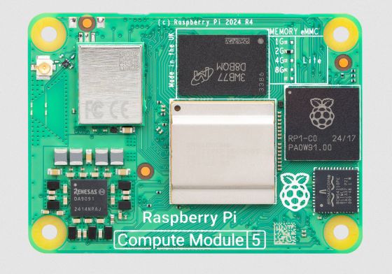 産業用ラズパイ「Raspberry Pi Compute Module 5」登場、ファン付きケースやI/Oボードもあり - ライブドアニュース