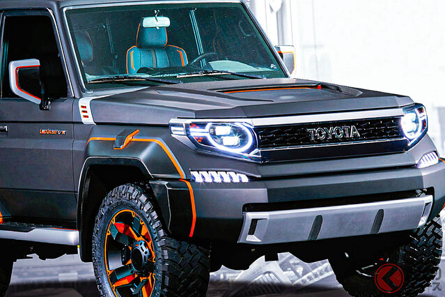 “復活”噂される「ランクル70」の“姿”か!? “先進”顔の「ランドクルーザー XJ700」の正体とは - ライブドアニュース