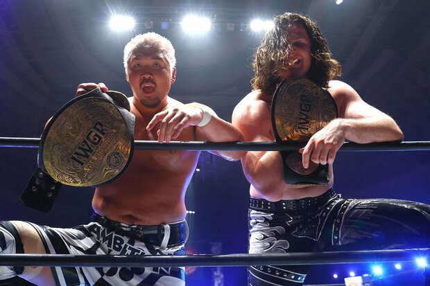 【新日本】K.O.Bが凱旋早々にIWGPタッグ王座初挑戦で初戴冠 海野翔太＆上村優也が挑戦表明 - ライブドアニュース