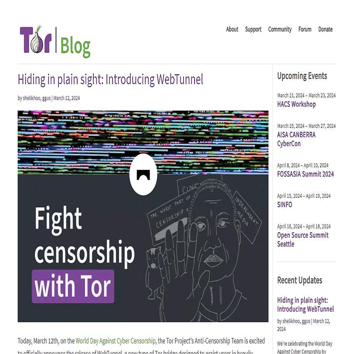Tor、検閲回避のためHTTPSプロトコルによるWebトンネル開始 - 中国が摘発強化 (2024年3月14日掲載) - ライブドアニュース