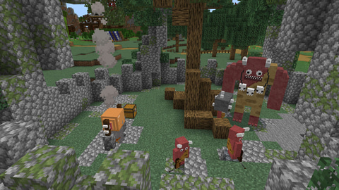 「Minecraft」マーケットプレイスにて新コンテンツ「忍者ダンジョンズ」販売開始巨大石像が守るダンジョンを攻略 - ライブドアニュース