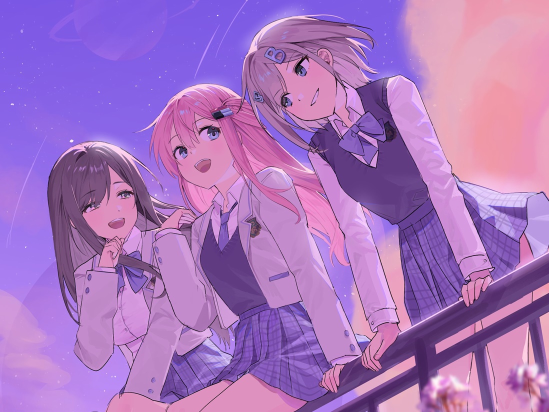 【画像】早くも世界的人気者？ 韓国バーチャルガールズグループ「PINKVERSE」がデビュー 1/2 - ライブドアニュース