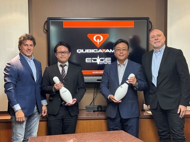 ボウリングマシン「EDGE STRING」ピンスポッターの開発・販売を推進！スポーツレジャーシステムズ「QUBICA AMF」業務提携発表 ...