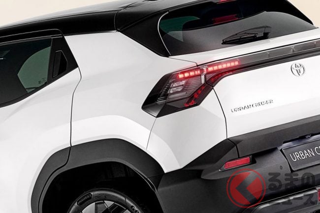 新車616万円！ トヨタ新型「ちいさいSUV」発売！ 精悍すぎる「サメ顔」×全長4.2m級の“ちょうどいい大きさ”！ 新型「アーバンクルーザー」英国で登場！ - ライブドアニュース