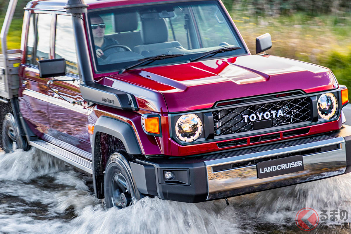 V8+MTアリ！ トヨタ新型「ランドクルーザー70」初公開！ “顔面”刷新で2023年末豪にも投入へ - ライブドアニュース