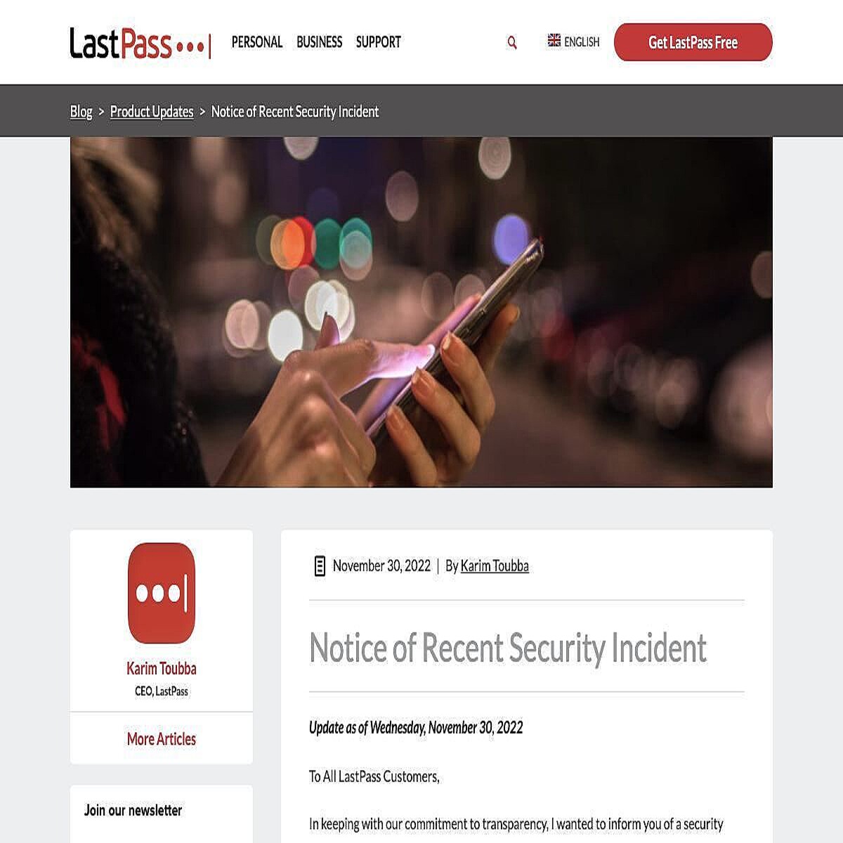 パスワード管理のLastPass、クラウドストレージに異常なアクティビティ (2022年12月5日掲載) - ライブドアニュース