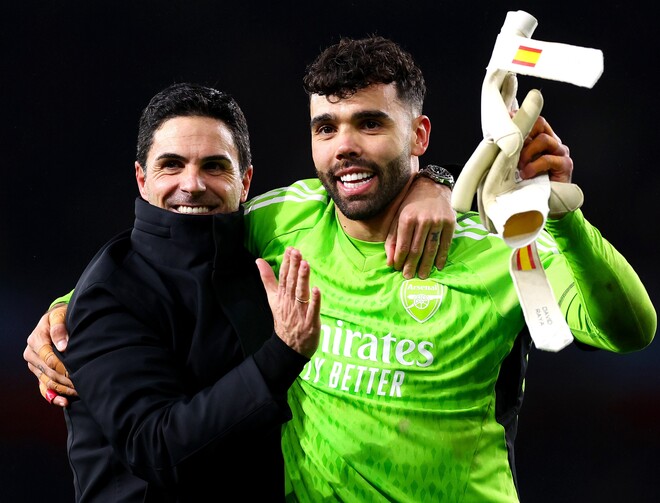 「14年間も遠ざかっていた。とても長い」アーセナル指揮官がCL8強入りに歓喜！PK2本ストップのGK絶賛「安心感がある」 - ライブドアニュース