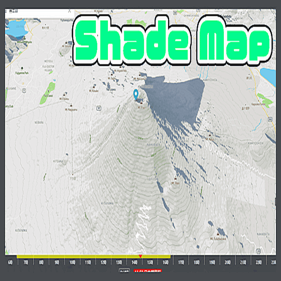 山の影が刻一刻と変化する様子が3Dではっきり認識できる「Shade Map」 (2022年1月8日掲載) - ライブドアニュース