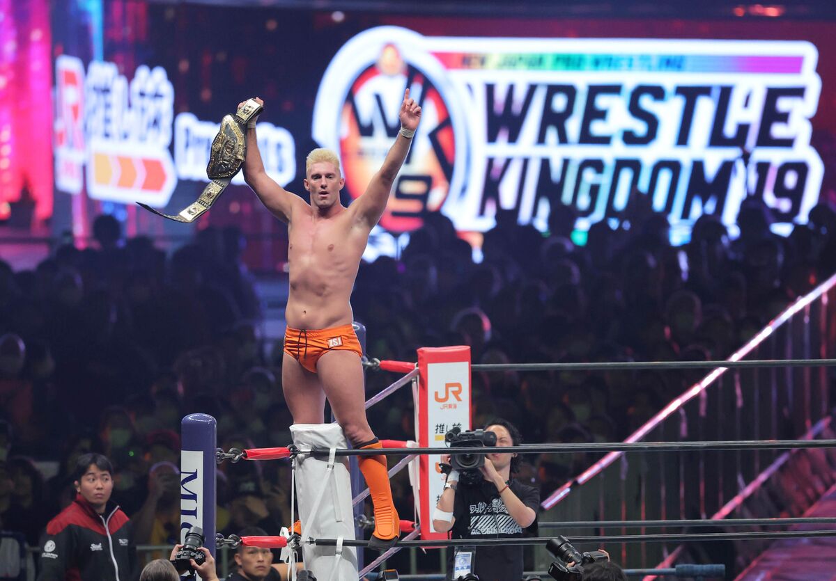 ザック・セイバーJr．、海野翔太を破り「IWGP世界」V3達成…43分超えの死闘を制し日本語で絶叫「カチマシタ！」…1・4東京ドーム全成績 - ライブドアニュース