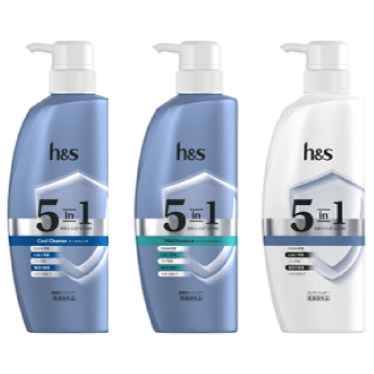 かゆみ・フケ・乾燥・におい・べたつき、家族の5大頭皮トラブルを1本で解決！h&sから「5 in 1（医薬部外品）」シリーズが誕生 (2024年3月1日掲載) - ライブドアニュース
