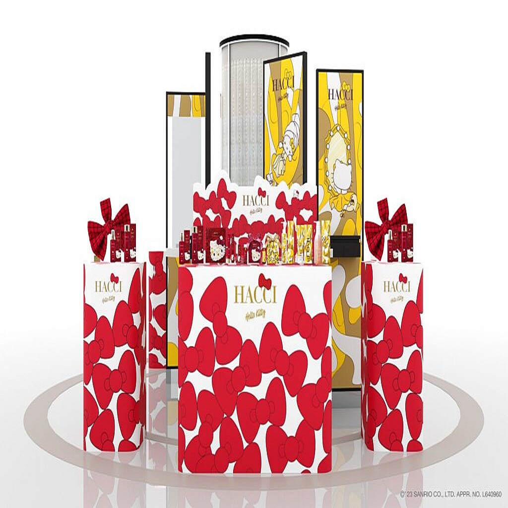 「ハローキティ×HACCI」阪急うめだ本店でポップアップ開催 1日～7日 特典付きセット発売 (2023年11月4日掲載) - ライブドアニュース
