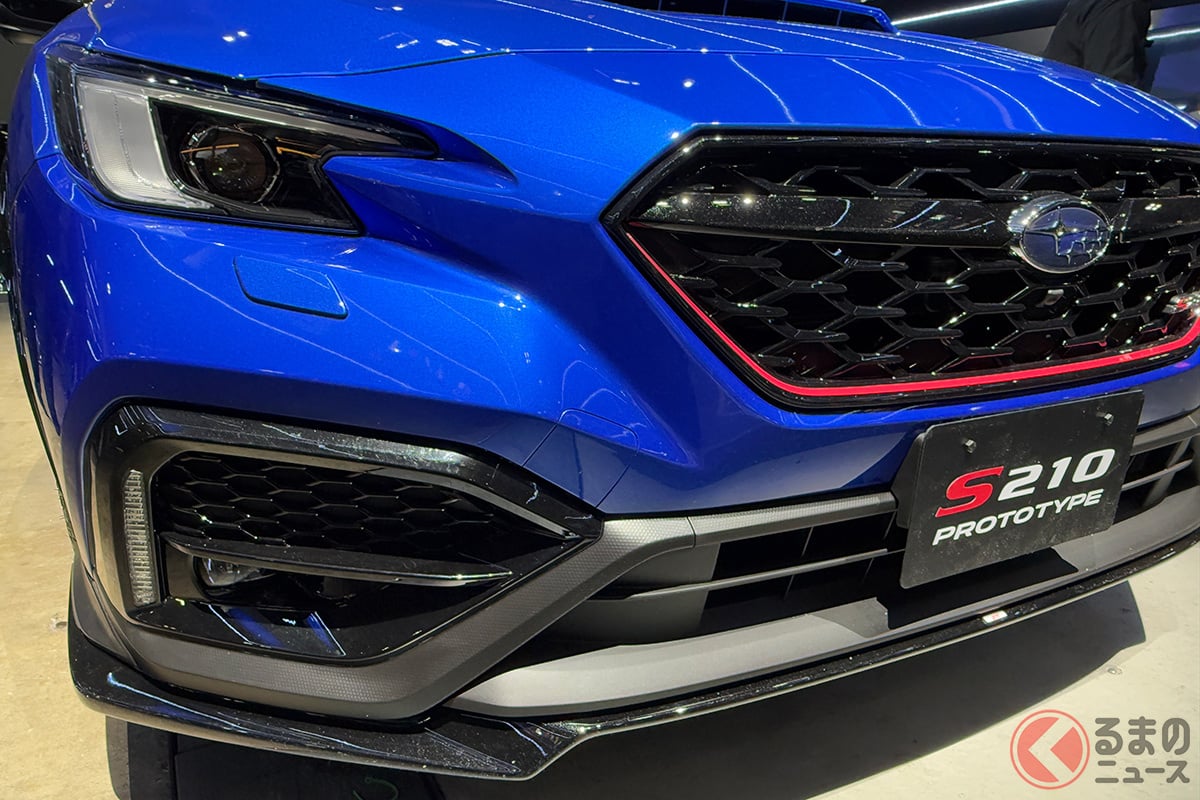 スバル新型「S210」世界初公開！ 300馬力にパワーアップした「水平対向ターボ」搭載！ 8年ぶりの高性能モデル「Sシリーズ」25年夏に日本発売へ！ - ライブドアニュース