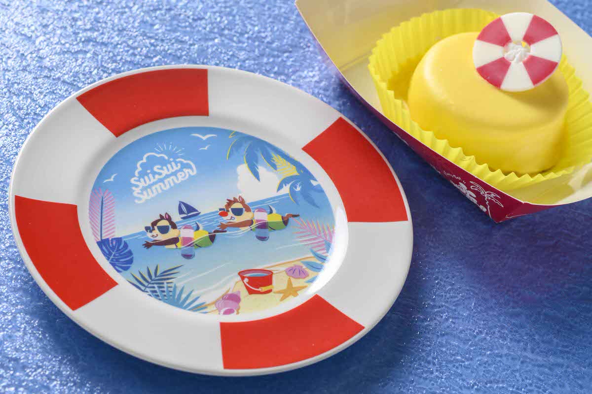 【実食レポ】チップ＆デールがのんびり泳ぐデザイン！東京ディズニーランド「Suisui Summer」チーズケーキ／スーベニアプレート - ライブドアニュース