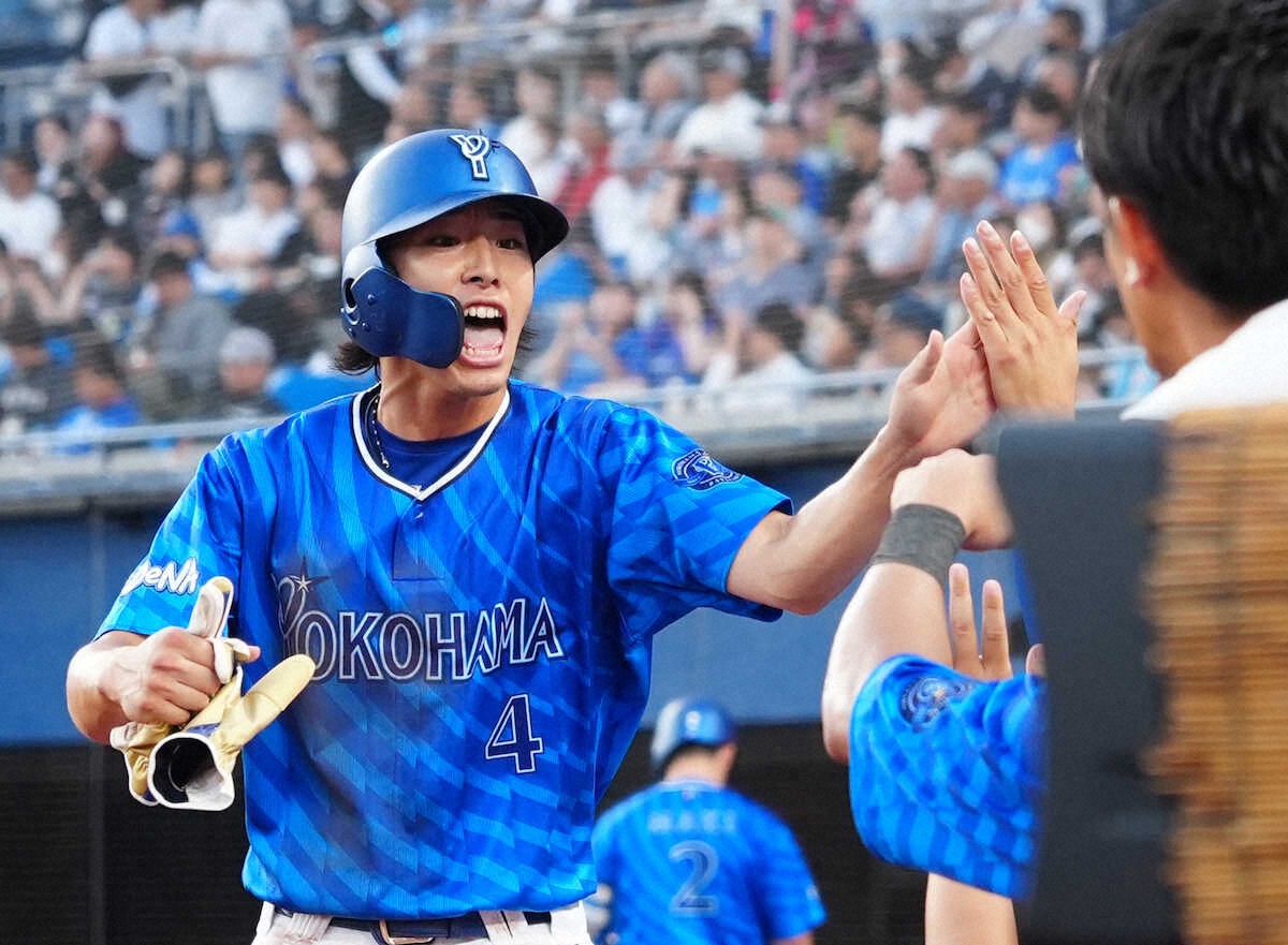 DeNA2連勝 度会、復帰初戦は1安打2打点 初打席いきなり走者一掃三塁打！ 投手陣完封リレー - ライブドアニュース