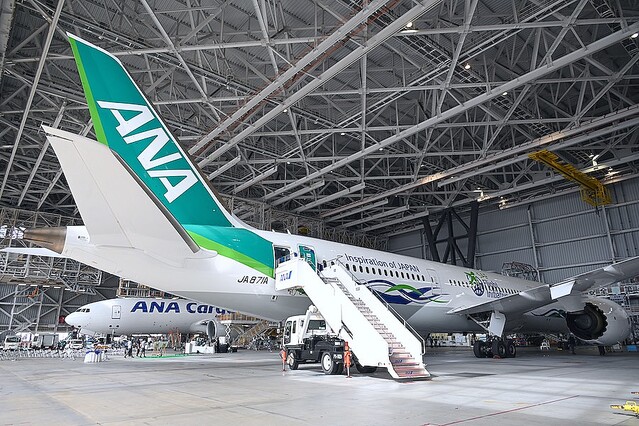 緑の塗装のANA機が登場 「ANA Green Jet」、10月5日の羽田～サンフランシスコ線でデビュー - ライブドアニュース