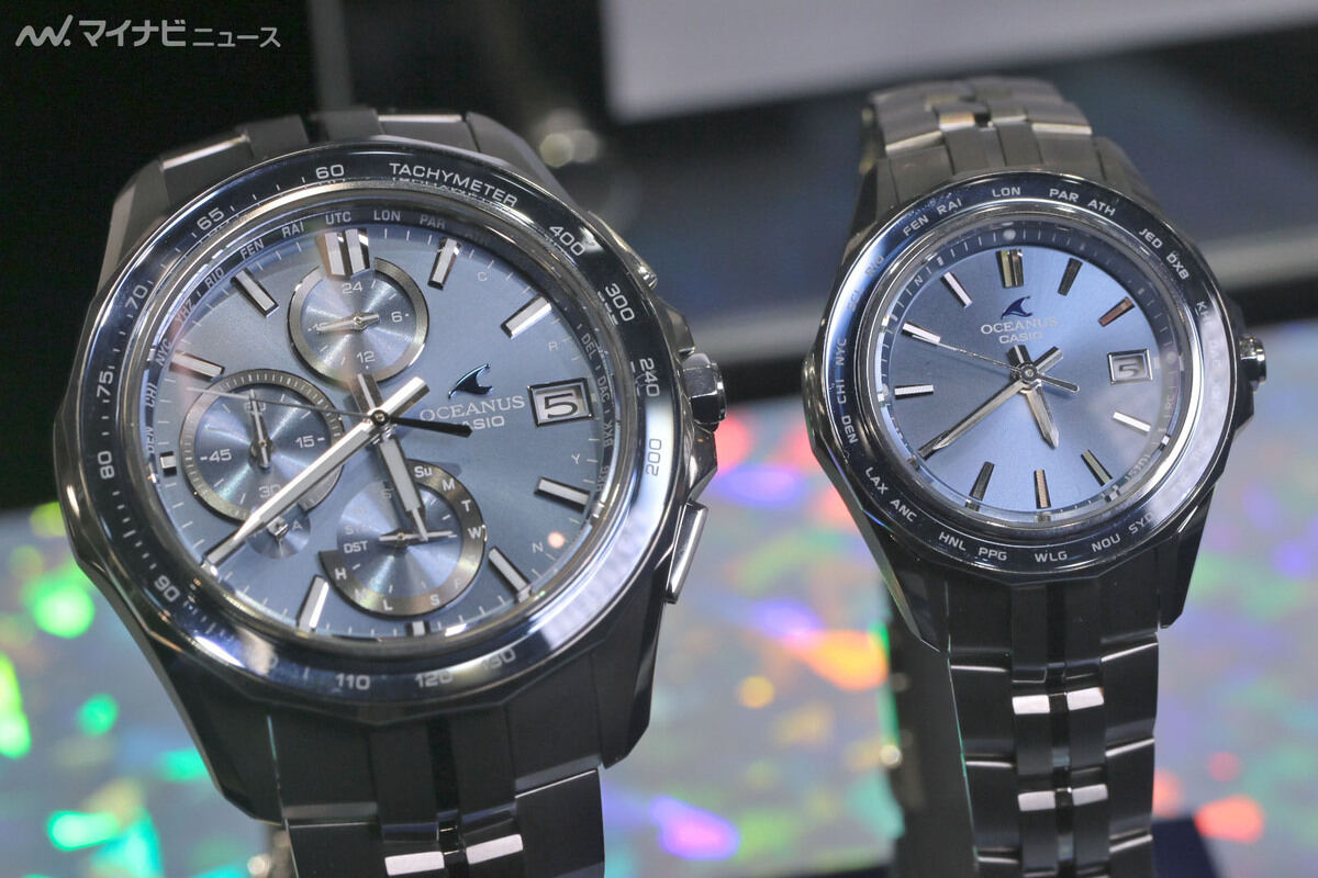 カシオ 2025年5月発売のMRｰG／OCEANUS／PRO TREK／CASIO CLASSICを実機写真で！ - ライブドアニュース