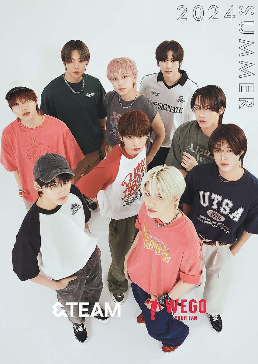 【画像】&TEAM「WEGO」第2弾夏ビジュアルを公開！スペシャルイベントも開催へ 2/3 - ライブドアニュース