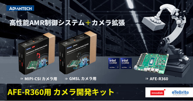 アドバンテック、MIPI-CSI / GMSLカメラを同梱したAMR制御システム「AFE-R360」の開発キットをリリース - ライブドアニュース