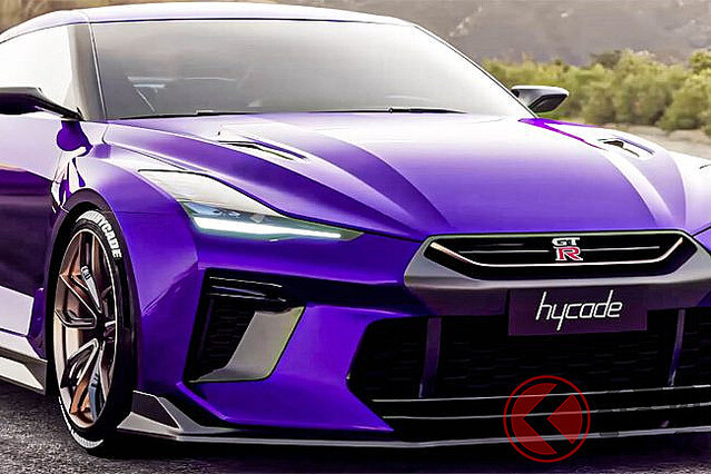 登場は2027年？ 噂が絶えない“待望”の日産「次期型GT-R」! ド迫力のワイド＆#038;ローな大胆予想レンダリングがリアルすぎる ...