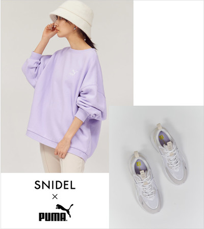 「SNIDEL」が「PUMA」とコラボ！スウェット・スニーカー・ドレスを発売 - Peachy - ライブドアニュース