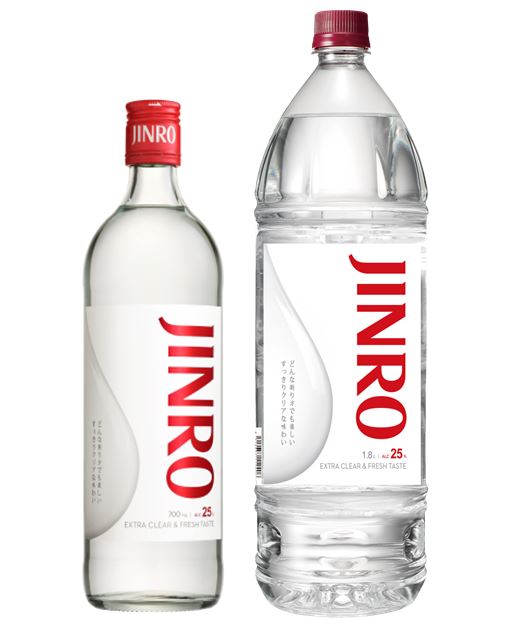 「JINRO」43年目のフルリニューアル、デザイン一新で透明容器を採用、きっかけは「どういうお酒かわからない」という声 - ライブドアニュース