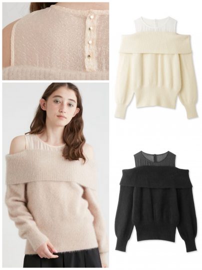 寒々しくならずに肌見せ！【部分透けニット】であったか＆女っぽく♡ - Peachy - ライブドアニュース