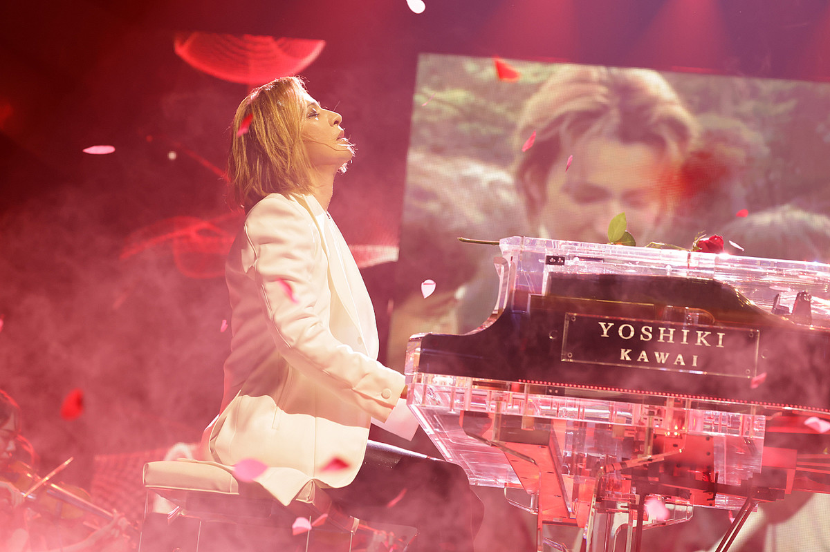 【画像】YOSHIKI、『THE MUSIC DAY』で特別バージョンのX JAPAN「Angel」＆自らの新曲「Requiem」を披露 ...