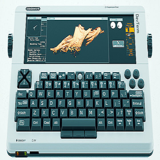 3万円で買えるRISC-V採用64bitシングルコアCPU搭載のポータブルコンピューター「DevTerm R-01」が登場 (2022年3月 ...