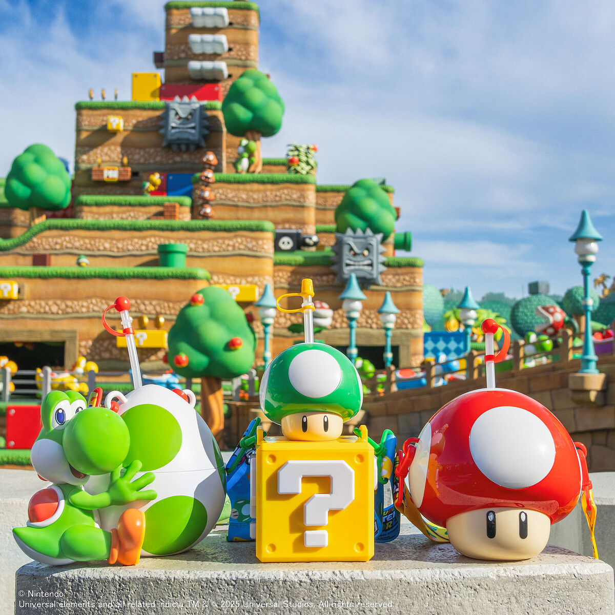 USJにヨッシー&タマゴや1UPキノコとスーパーキノコのドリンクボトルが登場！ - ライブドアニュース