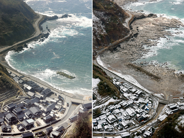 能登半島の景観 地震前後の比較 (2024年1月27日掲載) - ライブドアニュース