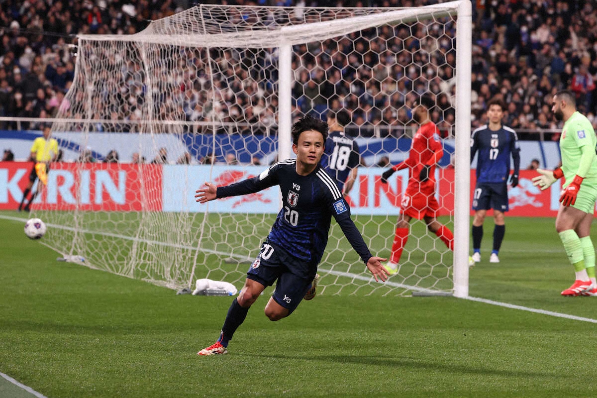 POMは久保建英！1G1Aと全得点に絡む大活躍でW杯出場権獲得の立役者に「ほっとしている」と心境吐露 - ライブドアニュース