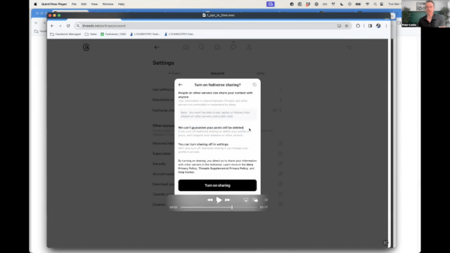 ThreadsのポストをMastodonなどの分散型SNSに同時投稿できるFediverse機能のデモ映像が公開される - ライブドアニュース