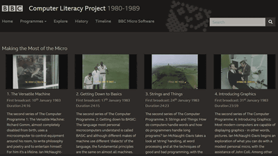 BBCが往年のコンピューター入門番組「BBC Computer Literacy Project」のアーカイブを公開 (2018年6月28日 ...