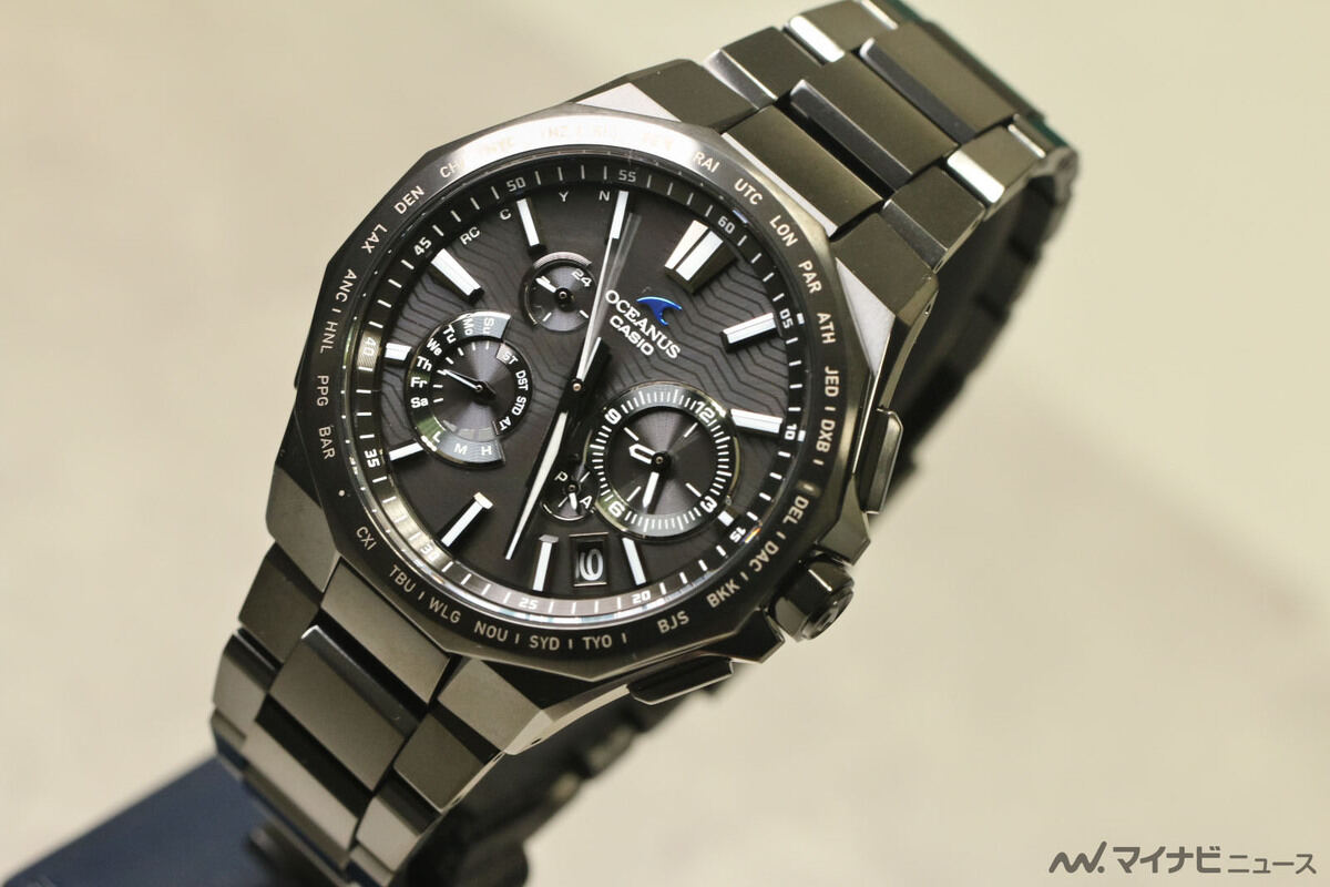 カシオ 2025年1～2月発売のMR-G、OCEANUS、PRO TREKを実機写真で！ - ライブドアニュース