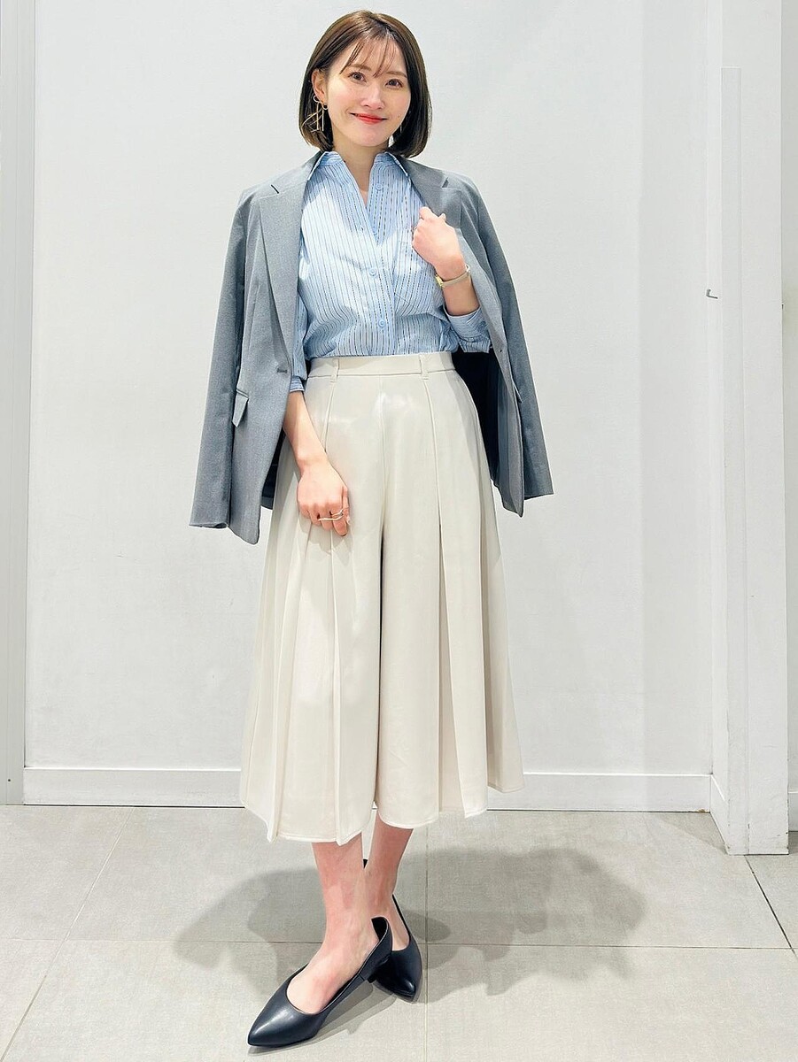 【画像】【GU値下げ】で990円ーーーッ！ 今季の即戦力♡「高見えブルーシャツ」 3/5 - Peachy - ライブドアニュース