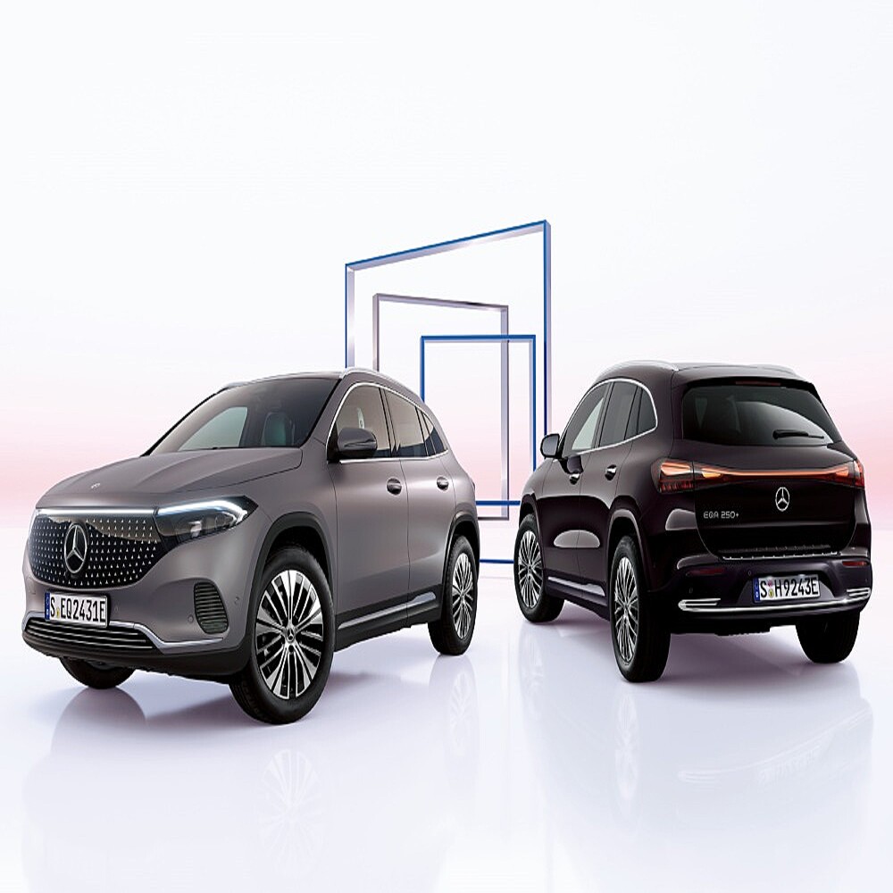 バッテリー変更で一充電走行距離591kmへ メルセデス・ベンツEQA 250+ 外部給電器としても利用可能 (2024年4月15日掲載) - ライブドアニュース
